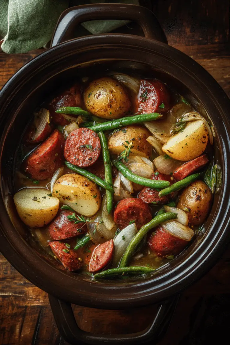 Crockpot Swamp Potatoes – Easy 1-Pot Cajun Favorite