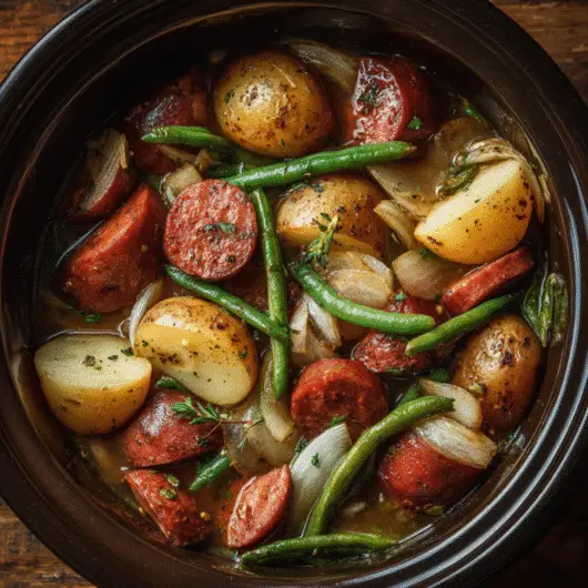 Crockpot Swamp Potatoes – Easy 1-Pot Cajun Favorite