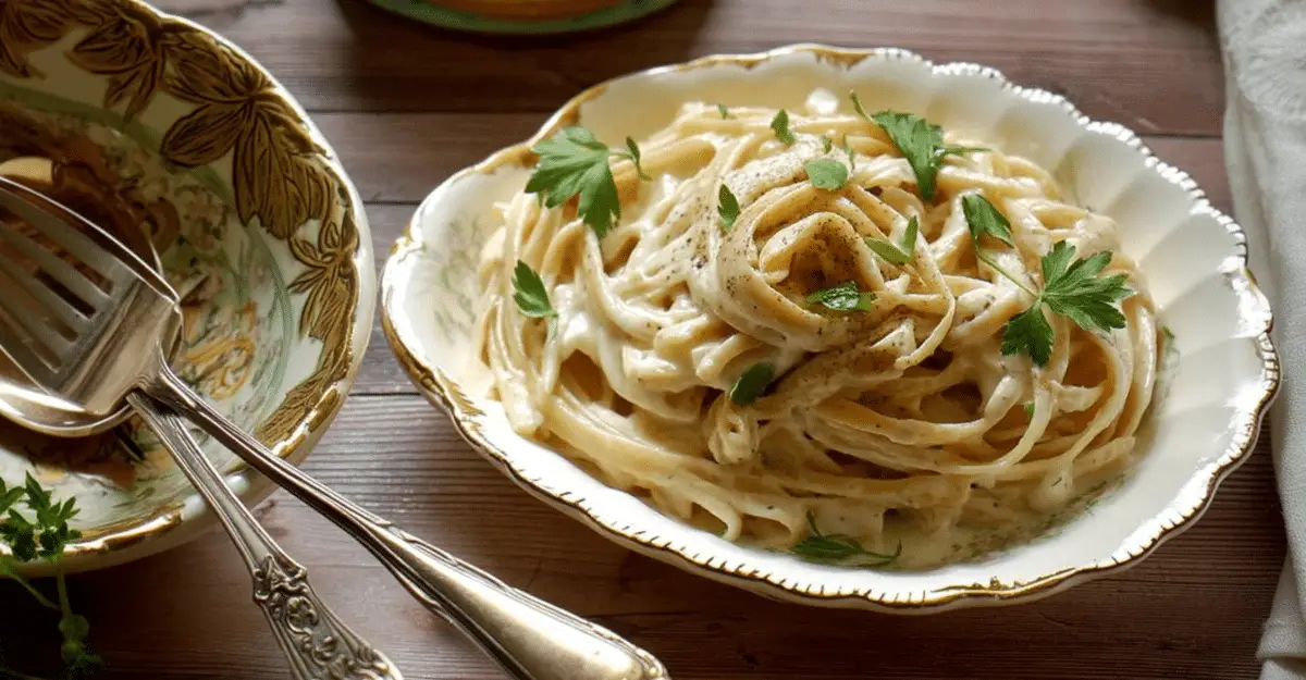 Authentic Fettuccine Alfredo – Best 1-Step Creamy Recipe
