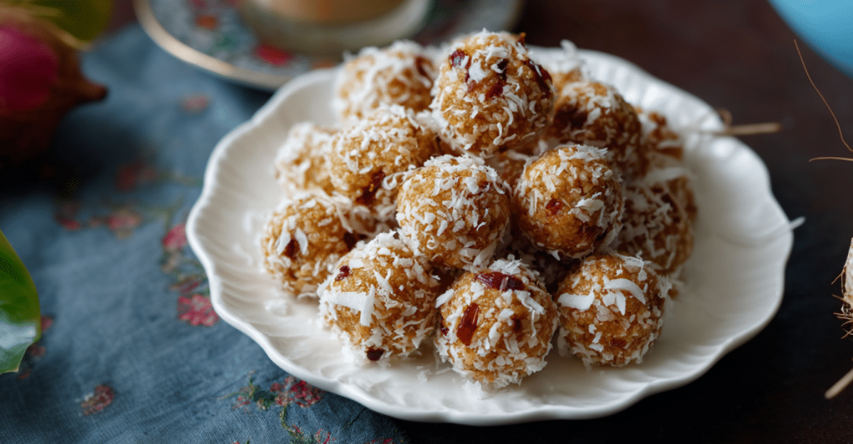 Narkel Naru Recipe – 3-Ingredient Bengali Coconut Laddoo