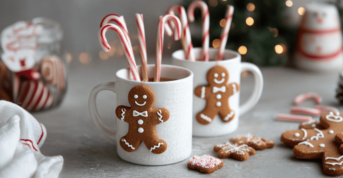Gingerbread Man Mug Mates: Festive Cookies Perfect for Holiday Cheer
