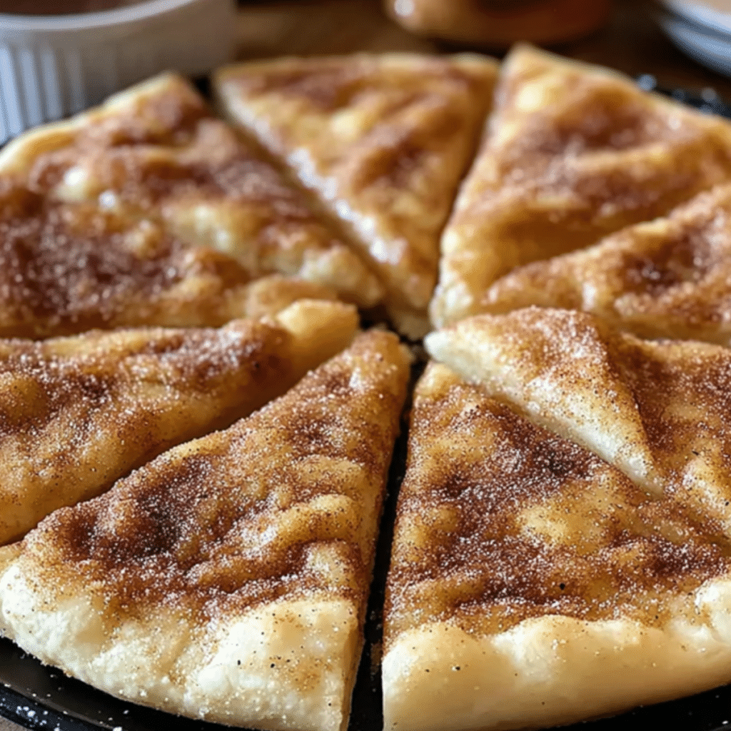 Cinnamon-Sugar Pizza: Easy 3-Step Dessert with Crescent Rolls