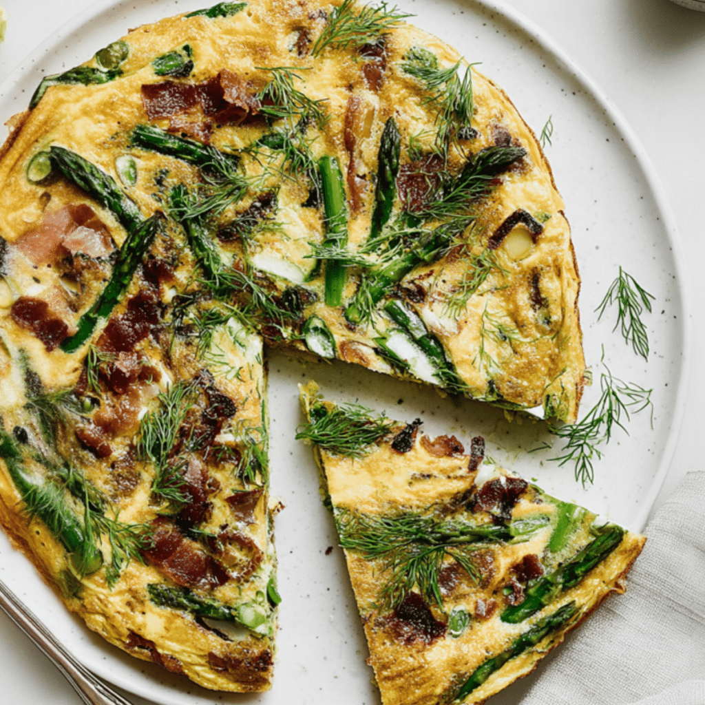 Spring Veggie Frittata – Easy, Healthy Brunch Recipe