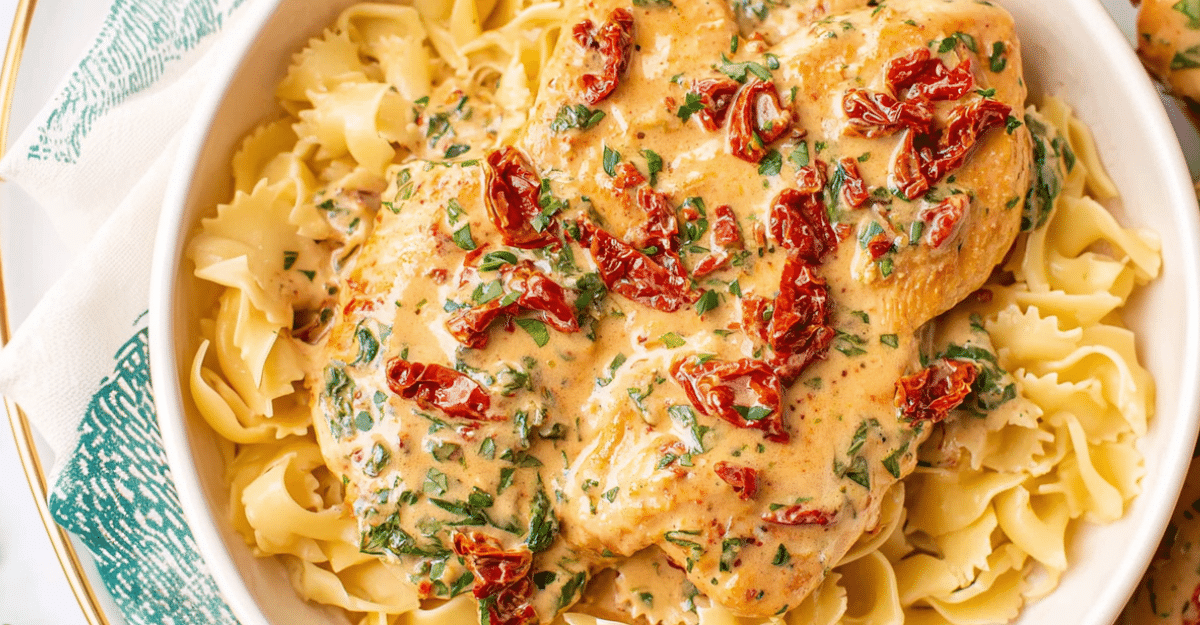 One-Pot Creamy Tuscan Chicken – Easy 30-Min Meal