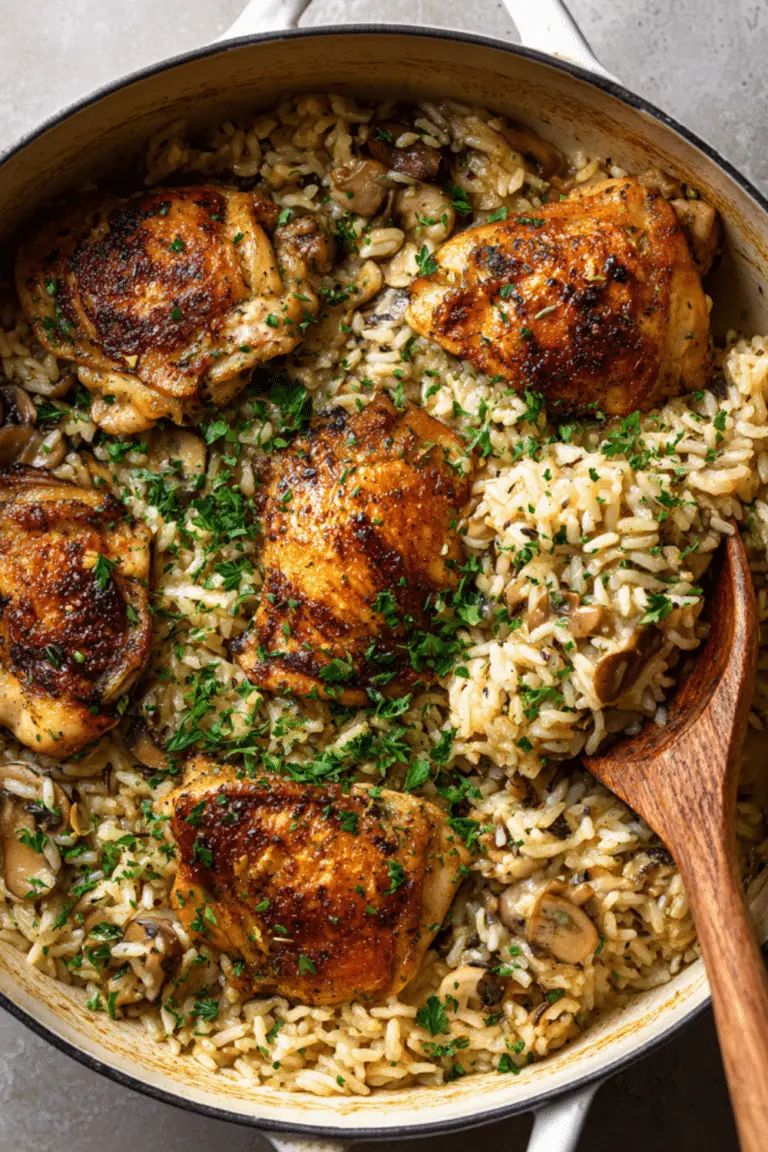 One-Pot Chicken and Rice: Easy, Flavorful, and Perfect for Busy Nights