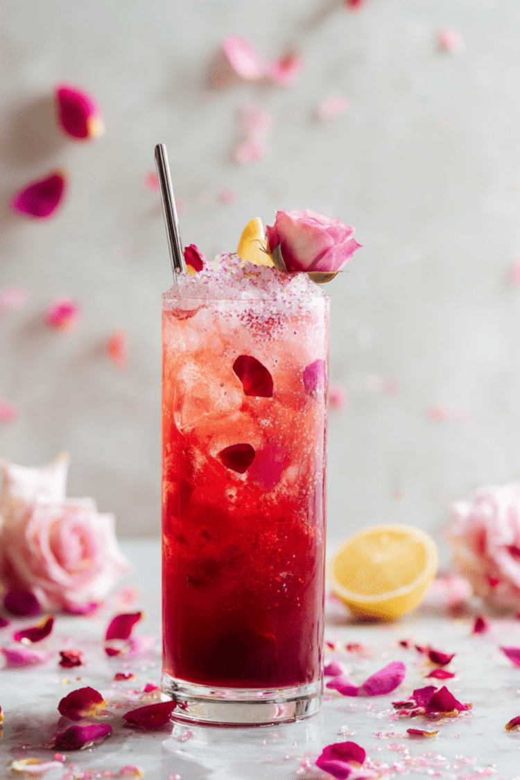 Rose Lemonade – Easy 5-Ingredient Floral Drink